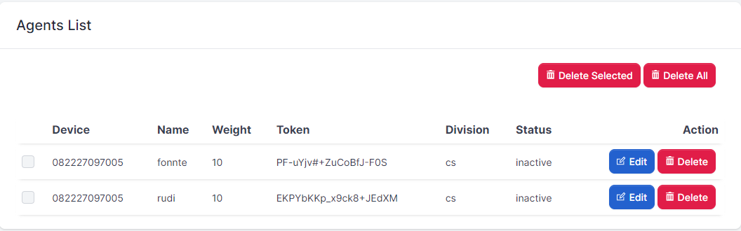 CS Agent - Fonnte's Documentation